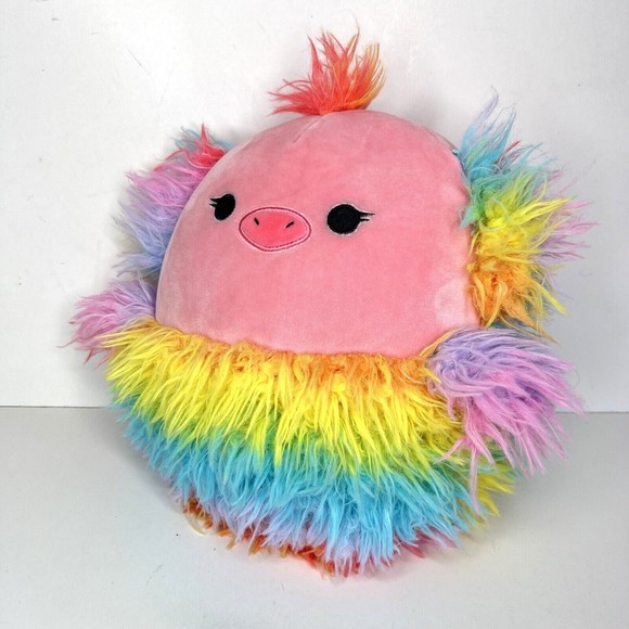 Squishmallows | Toys | Squishmallows Elda The Rainbow Ostrich Plush ...